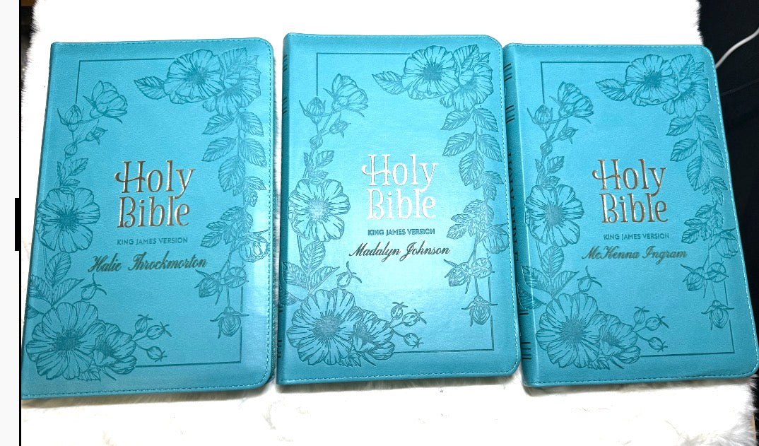 Personalized Bibles - Custom Engraved | Engraved with Elegance ...